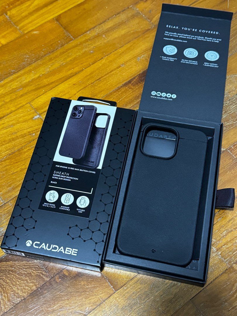 iPhone 15 Pro Max Caudabe Sheath (Black), Mobile Phones & Gadgets ...