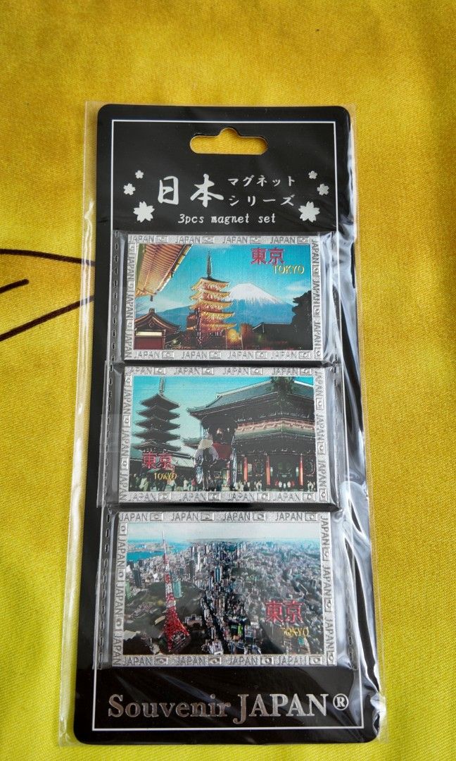 Japan - Tokyo Ref Magnets - set of 3, Hobbies & Toys, Stationary ...