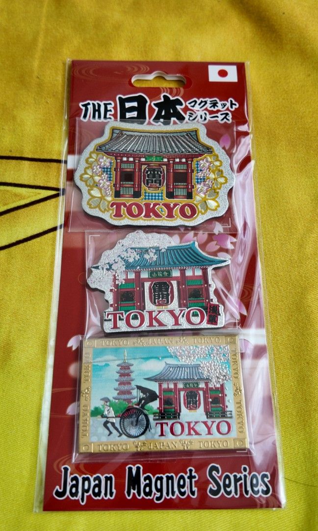 Japan - Tokyo Ref Magnets - set of 3, Hobbies & Toys, Stationary ...