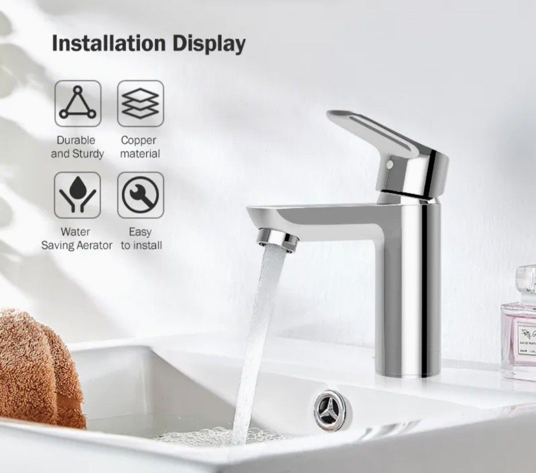 JOMOO Single Lever Faucet (Cold only), Furniture & Home Living, Bathroom & Kitchen Fixtures on ...