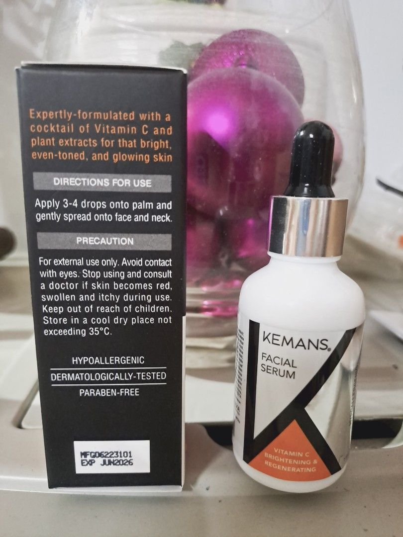 Kemans Vitamin C Brightening & Regenerating Serum 30ml, Beauty ...