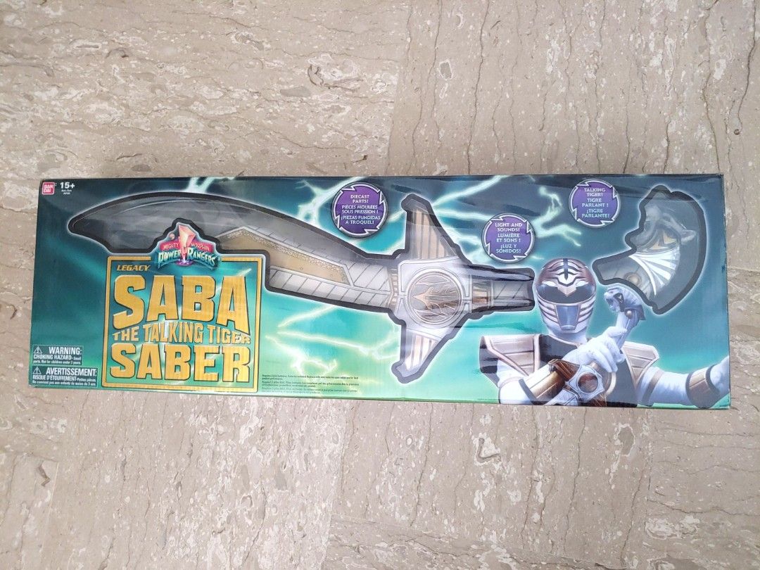 Legacy Dragon Dagger & Saba the Talking Tiger Saber (Mighty Morphin ...