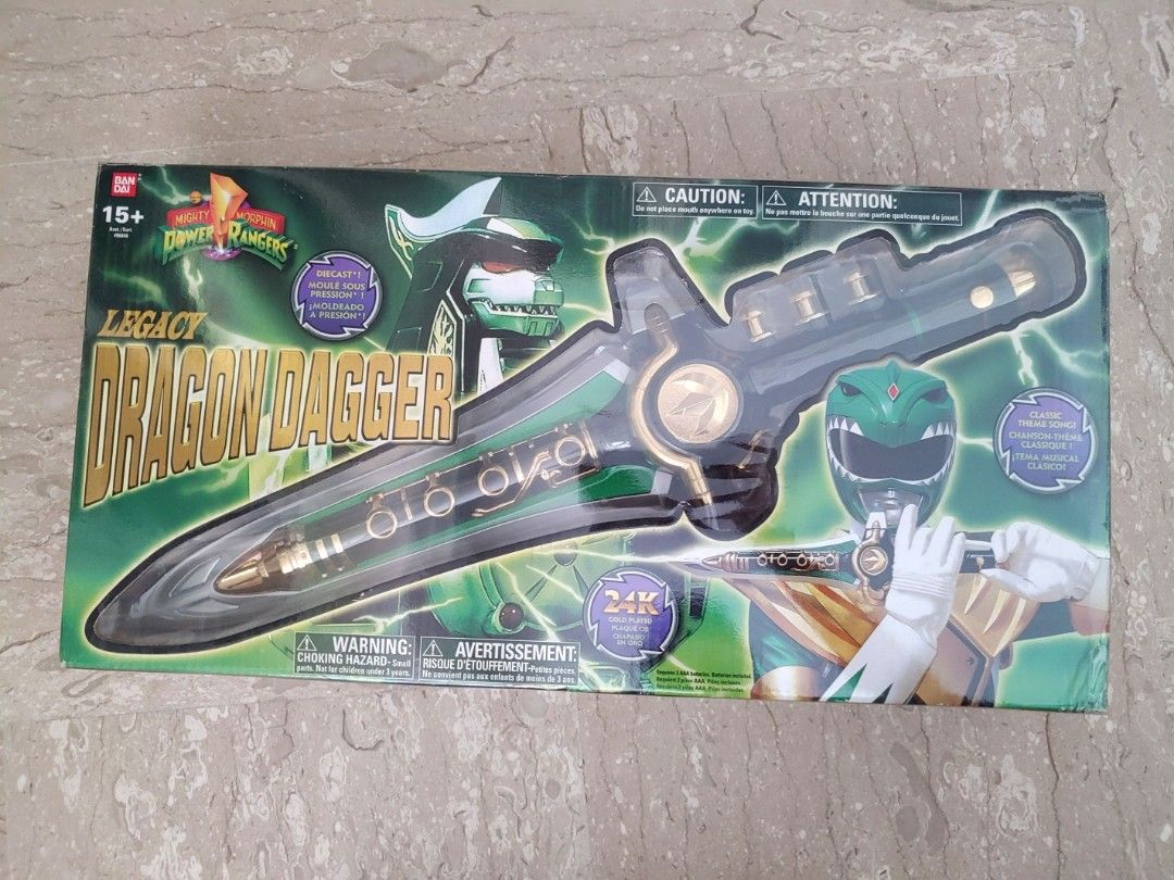 Legacy Dragon Dagger & Saba the Talking Tiger Saber (Mighty Morphin Power Rangers), Hobbies ...