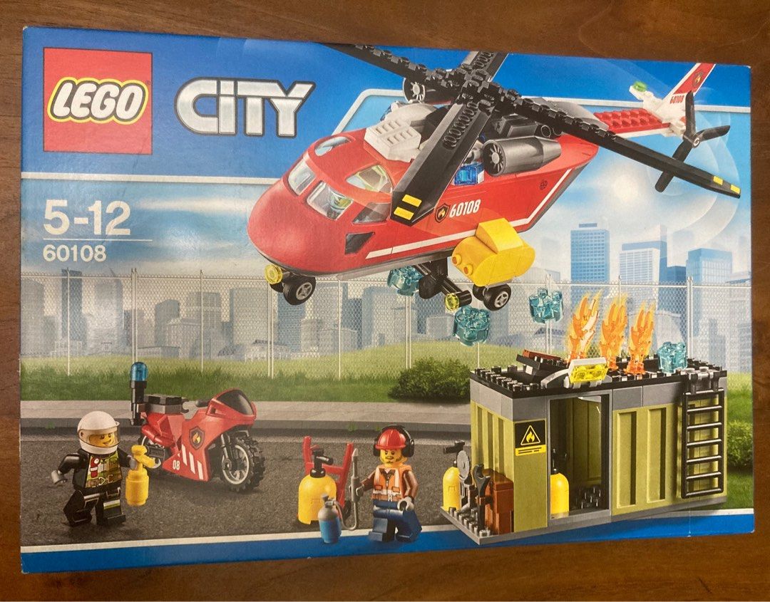 Lego 60108 Fire Response Unit Helicopter, Hobbies & Toys, Toys & Games ...