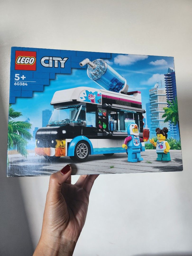 Lego City 5+ Ice Cream Truck 60384 - Like NEW - Penguin Slushy Van Kids ...