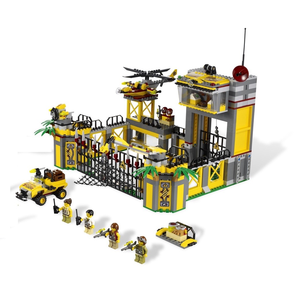 Lego Dino 5887: Dino Defense HQ (Split Built Set) NO DINOSAUR, complete ...