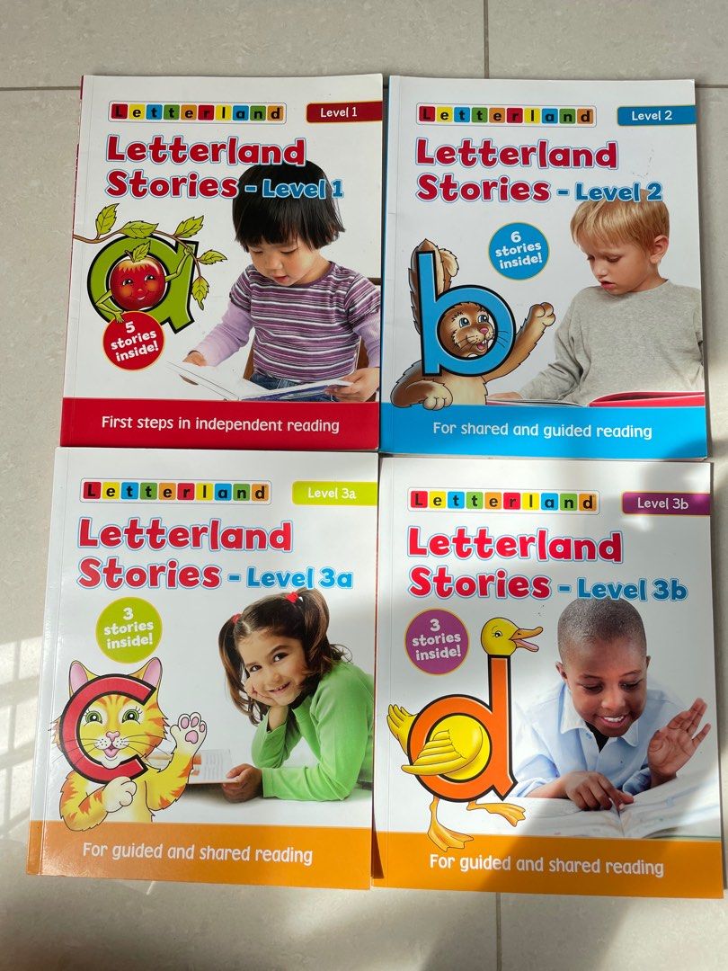 Letterland Stories Level 1,2,3a and 3b, Hobbies & Toys, Books ...