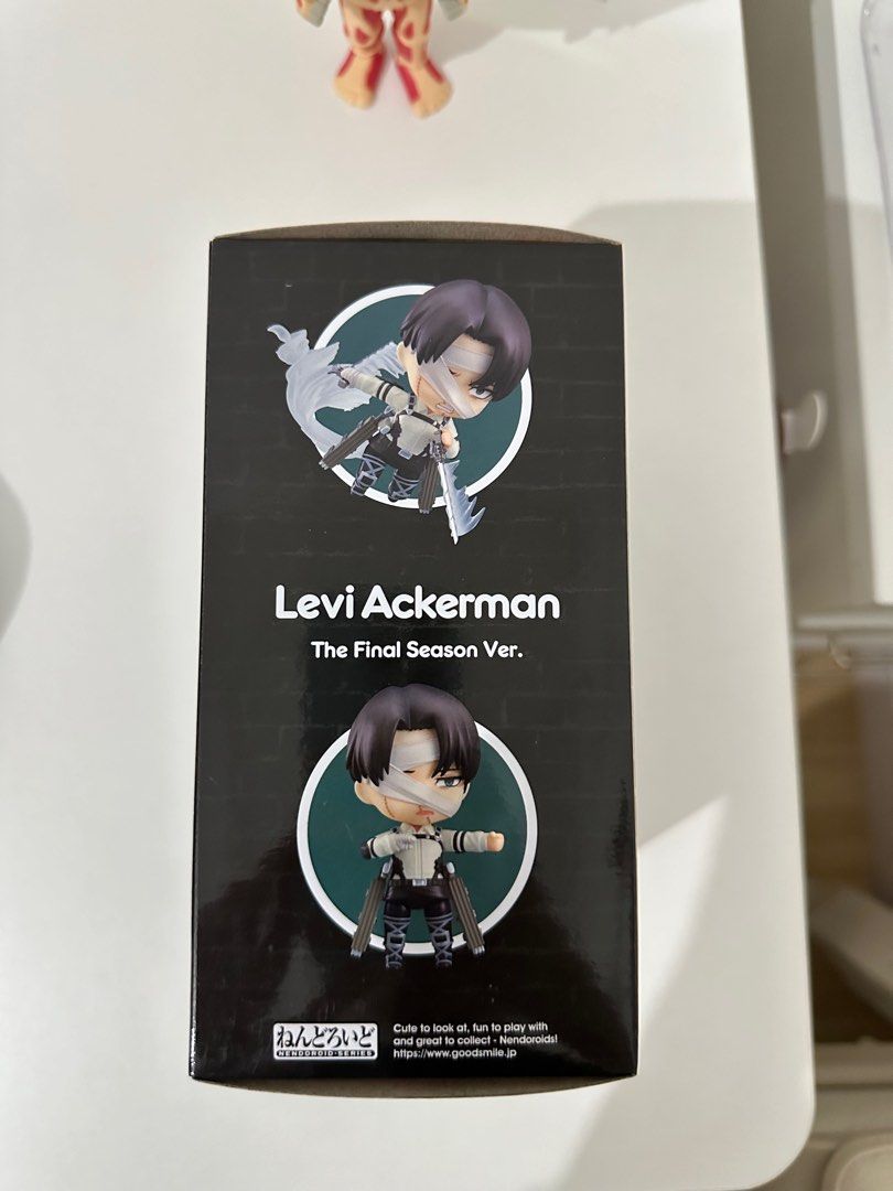 Levi Ackerman Attack on Titan Nendoroid 2002, Hobbies & Toys, Toys ...