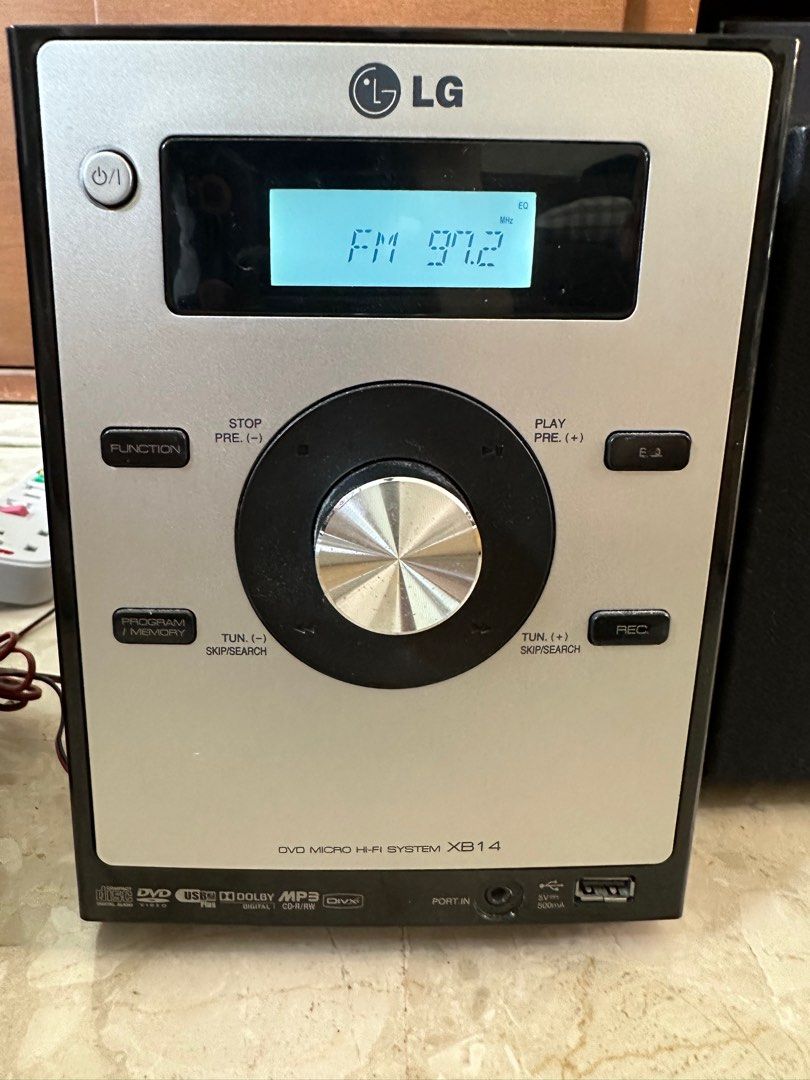LG XB14 DVD Micro HiFi System (Radio +DVD/ CD Player with Speakers), Audio, Soundbars, Speakers ...