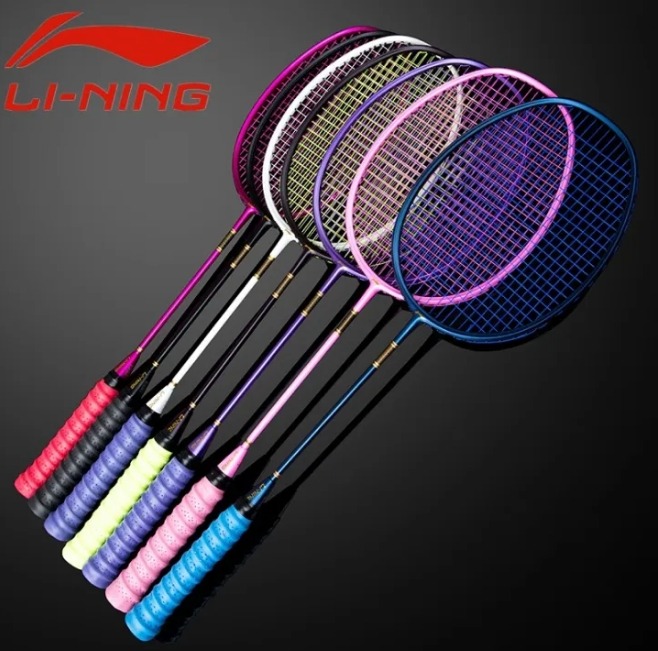 Li Ning Badminton Racket: Cutting-edge Design, Medium Single Shot, Full ...