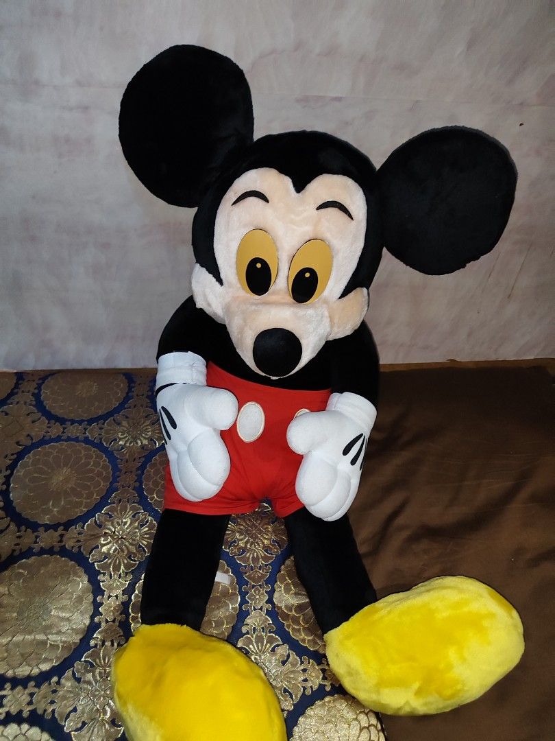 Life Size Mickey Mouse Plushie Toy, Hobbies & Toys, Toys & Games on ...