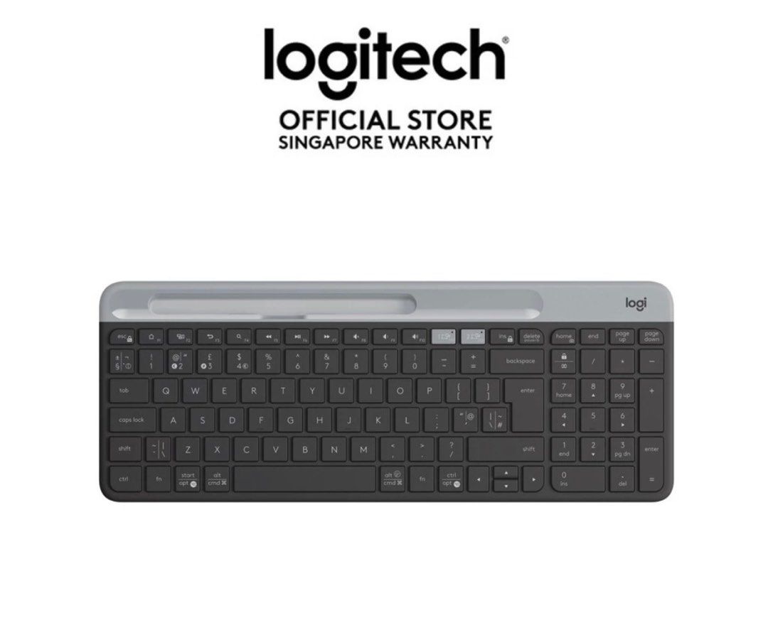 Logitech K580 Multi-Device Bluetooth Wireless Slient Keyboard ...