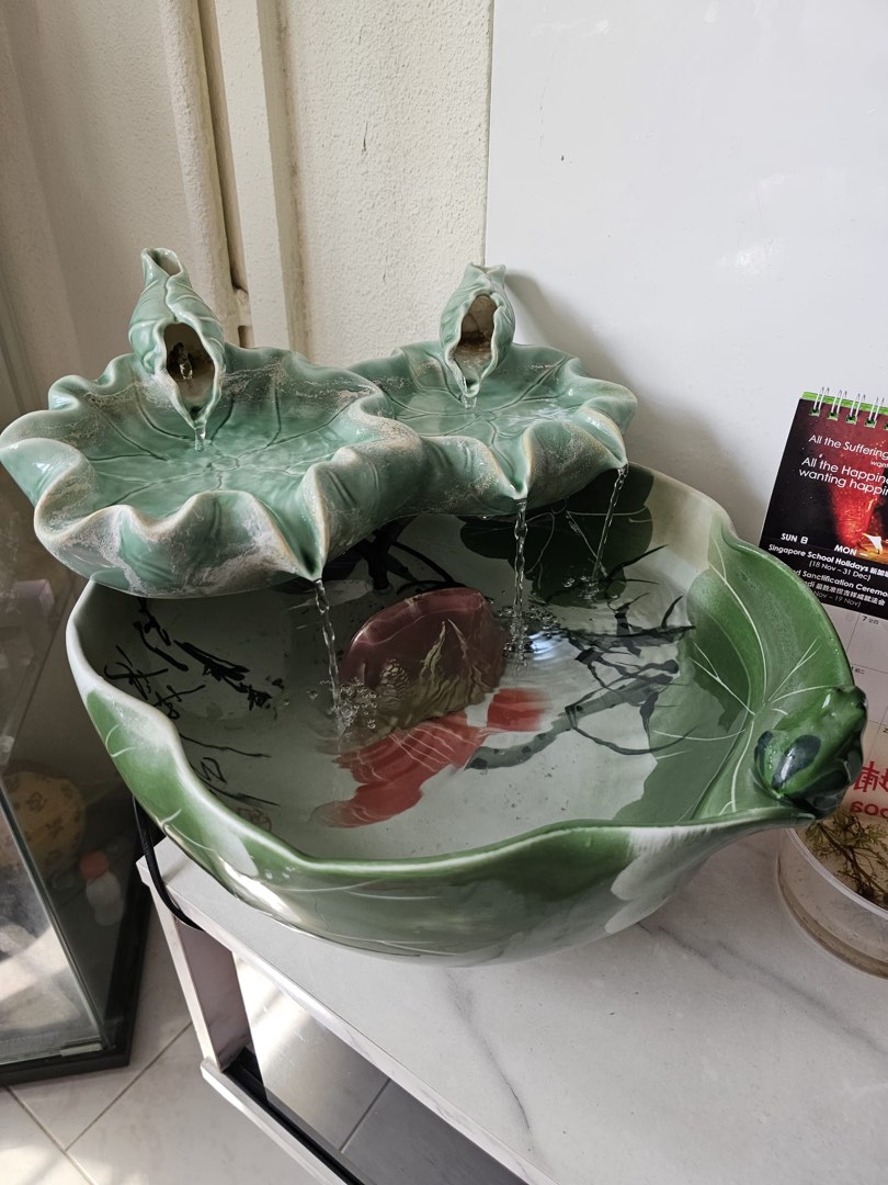 lucky water feature unique, Furniture & Home Living, Home Decor, Vases ...