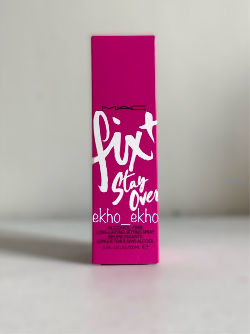 MAC Fix+ Stay Over Alcohol-Free Long-Lasting Setting Spray, Beauty ...