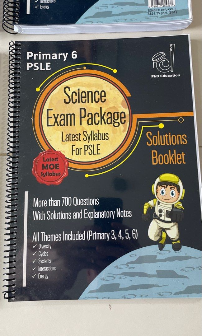 Math, English, Science PSLE Question and Answer Book set for P6 ...