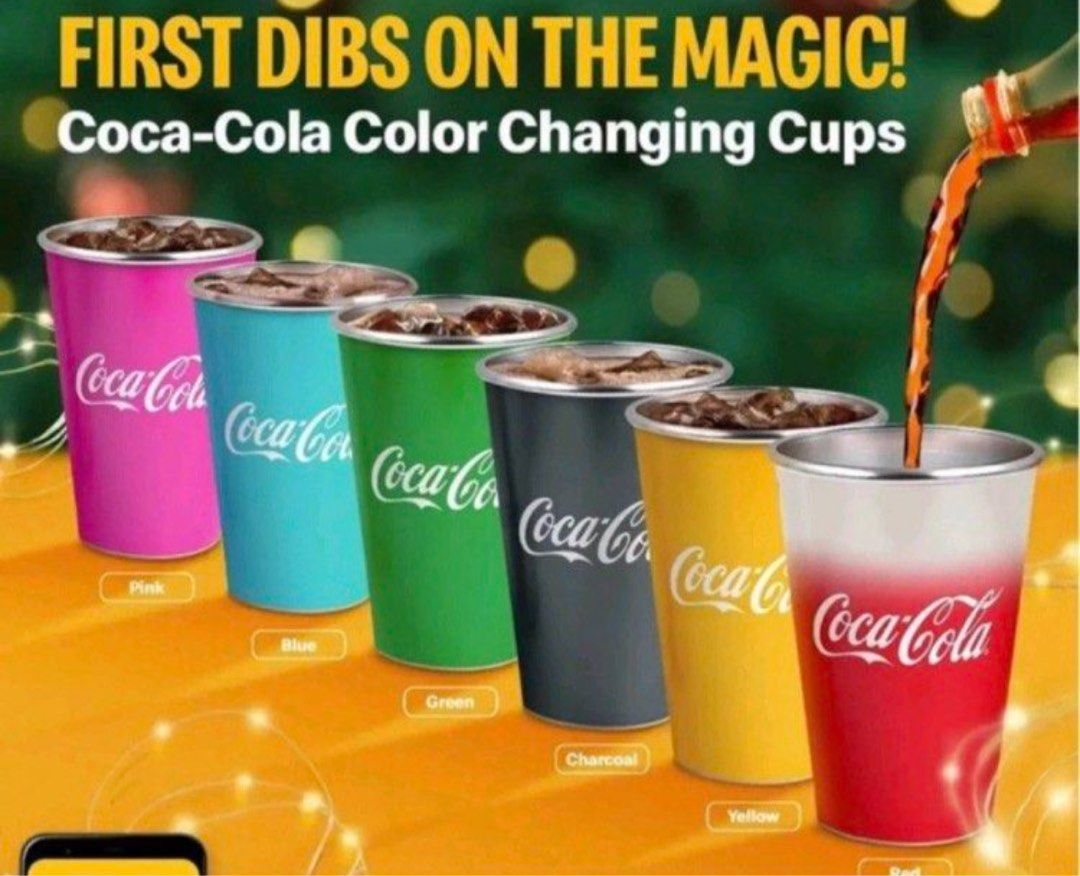 NEW Mcdo x Coca Cola Collectors Magic Cup Set 2023, Hobbies & Toys ...
