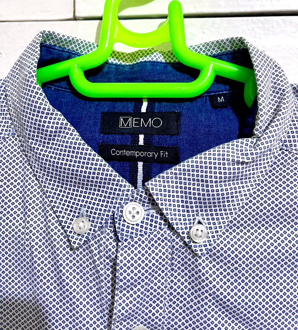 Memo Short -sleeve Contemporary fit, Men's Fashion, Tops & Sets ...