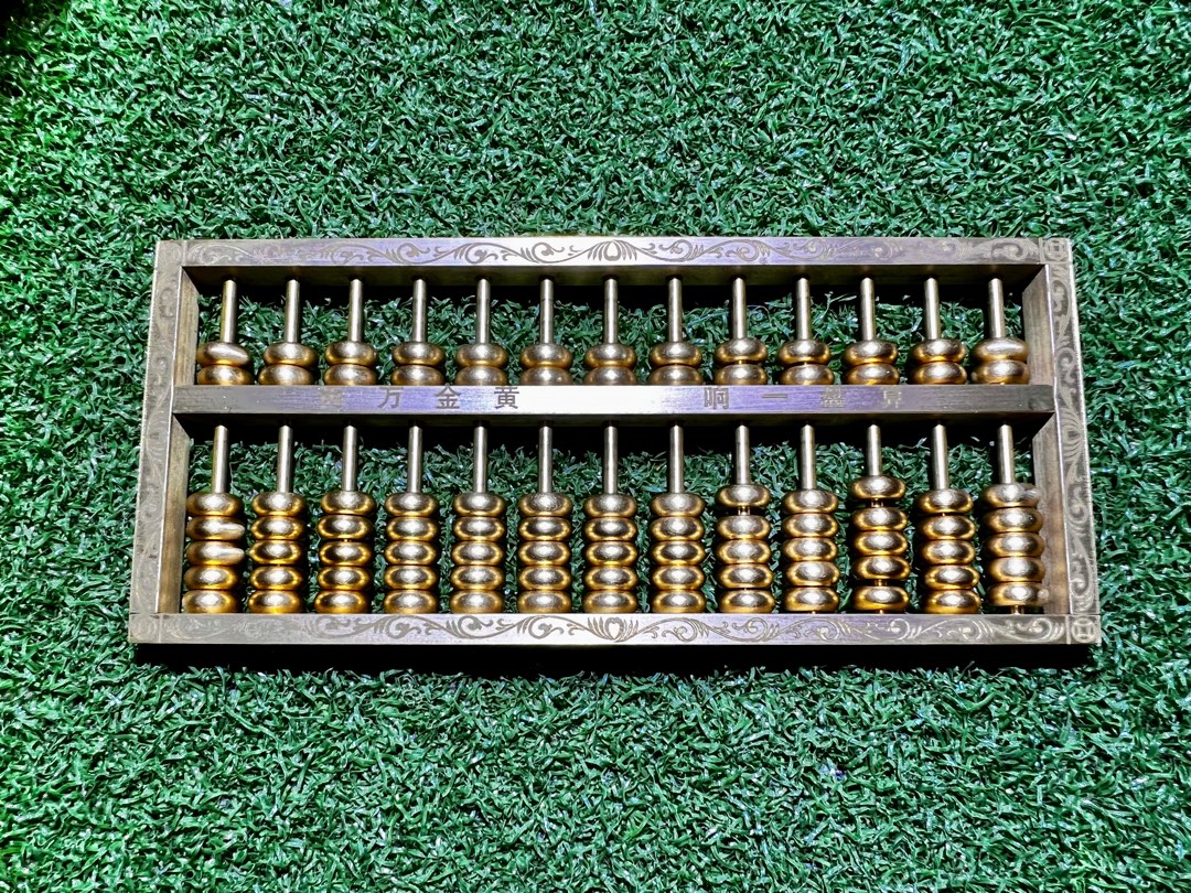 Metal Feng Shui Gold abacus, Women's Fashion, Jewelry & Organisers ...