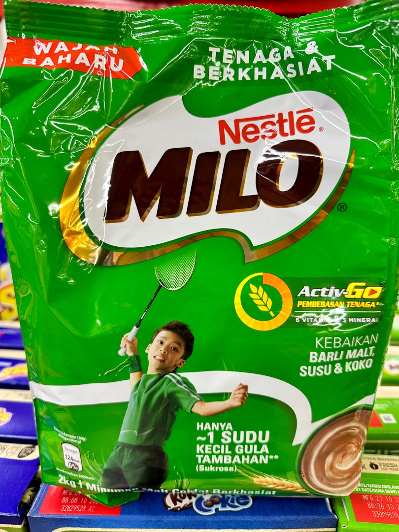 Milo refilled pack 2kg, Food & Drinks, Beverages on Carousell