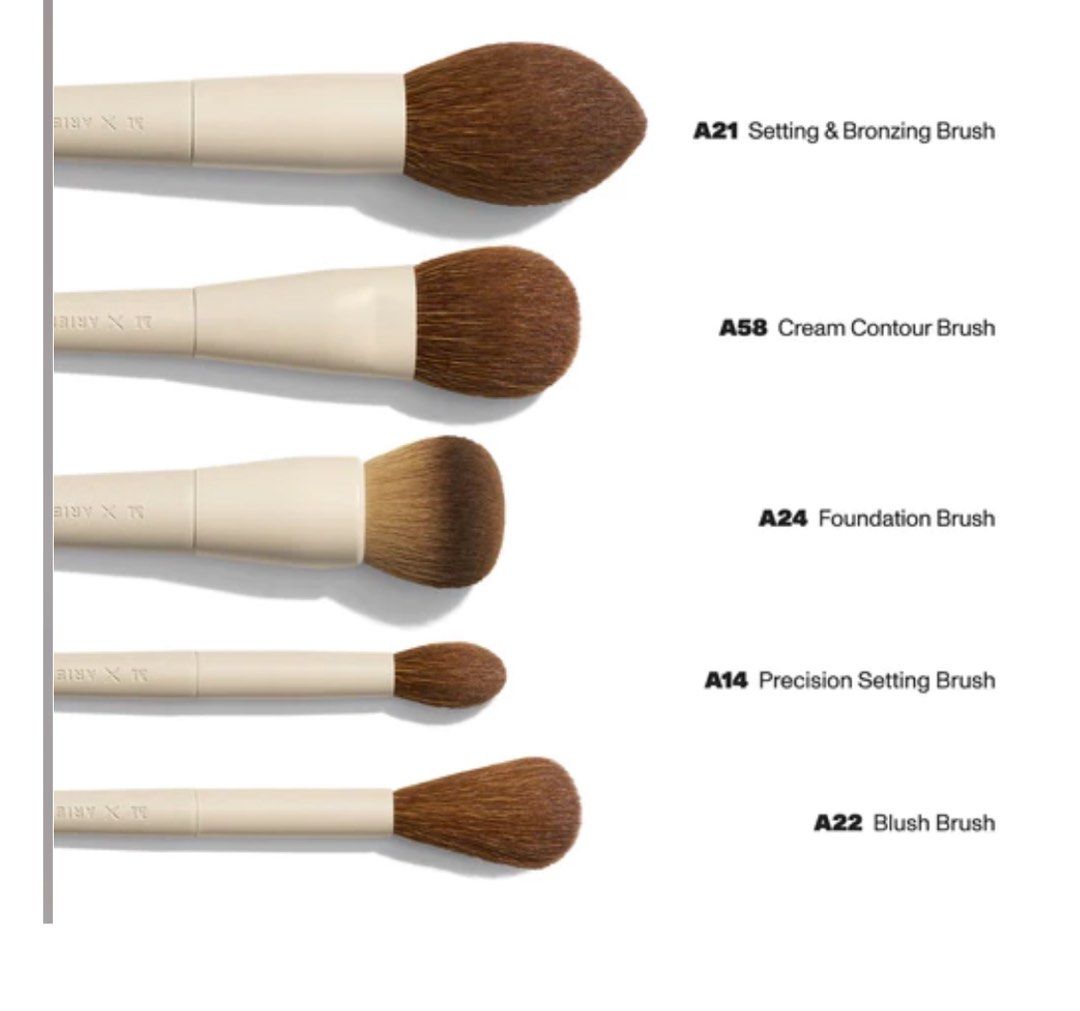 Morphe X Ariel Signiture Face 5 Pieces Brush Set, Beauty & Personal ...