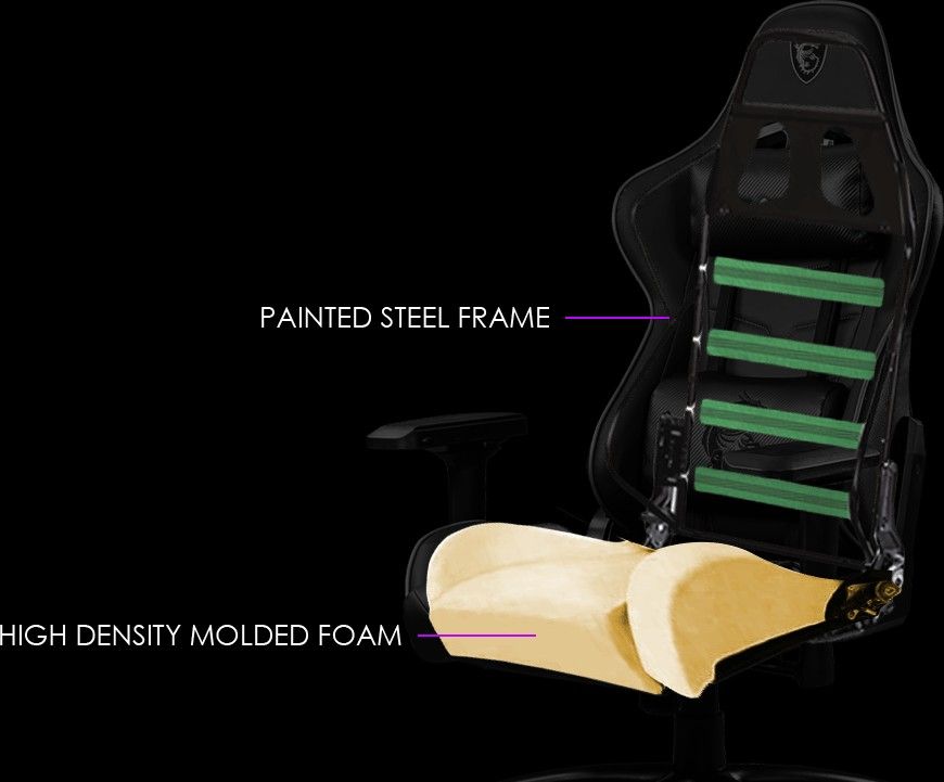 MSI CH120 I Gaming Chair Office PC, Furniture & Home Living, Furniture ...