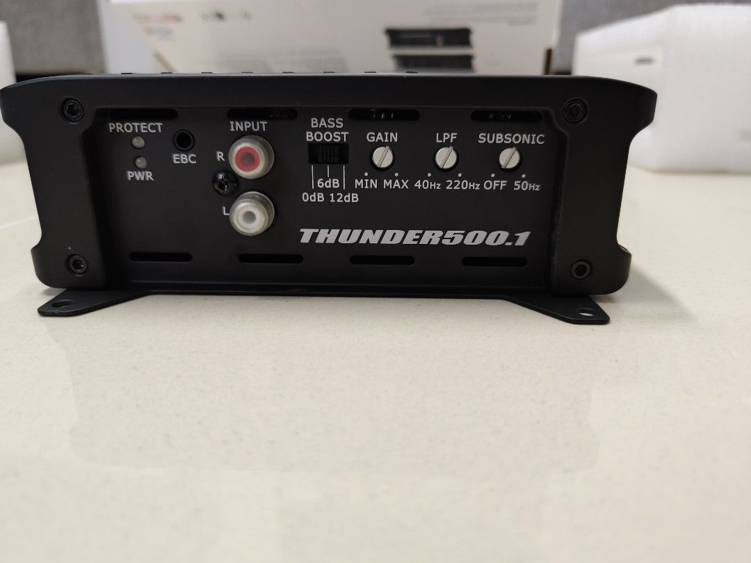 MTX THUNDER 500.1 Class D Mono Car Amplifier, Audio, Soundbars ...