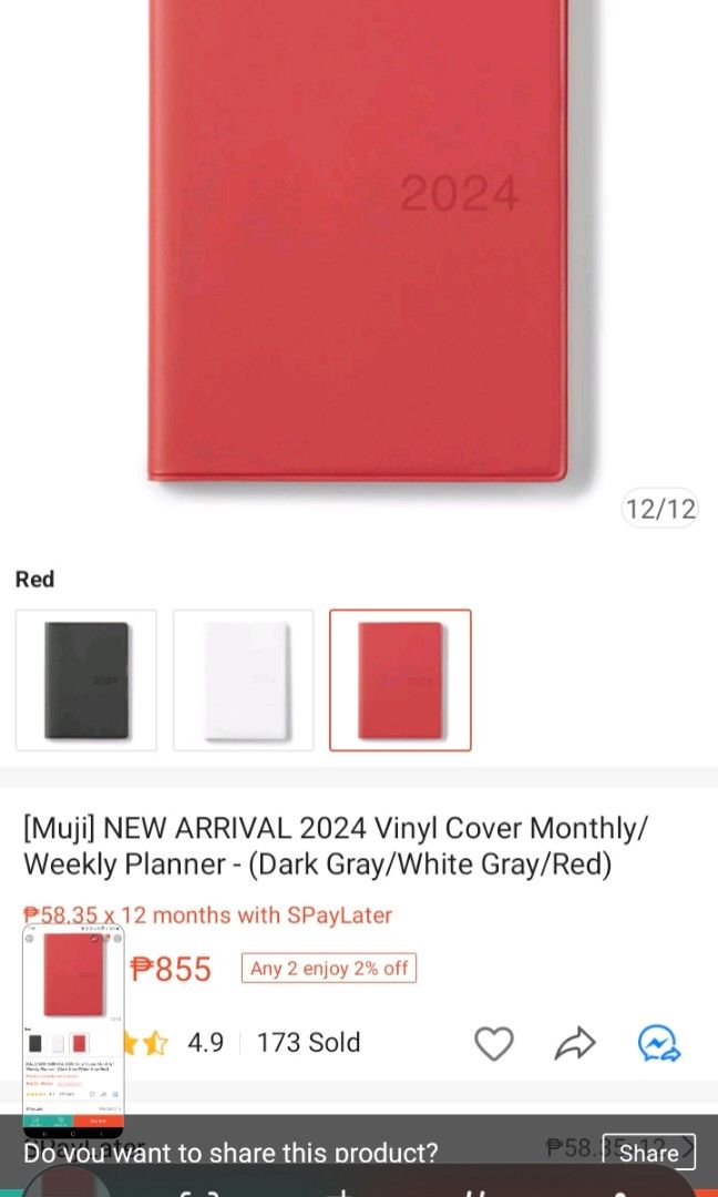 Muji 2024 planner, Hobbies & Toys, Stationary & Craft, Stationery & School Supplies on Carousell