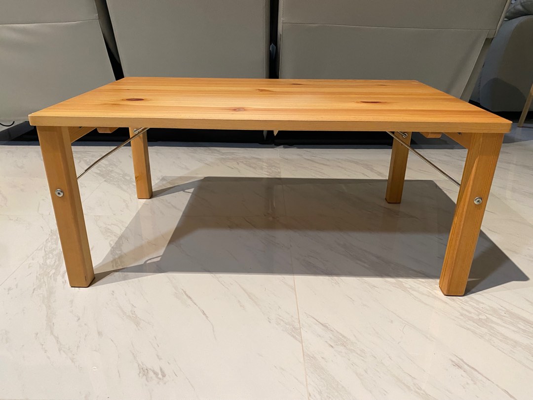 Muji Foldable Coffee Table, Furniture & Home Living, Furniture, Tables ...