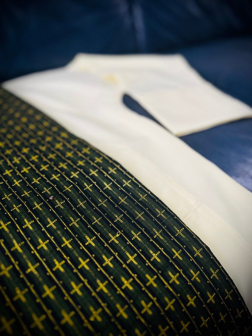 Myanmar Burmese Longyi Asian costume, Men's Fashion, Tops & Sets, Sets ...