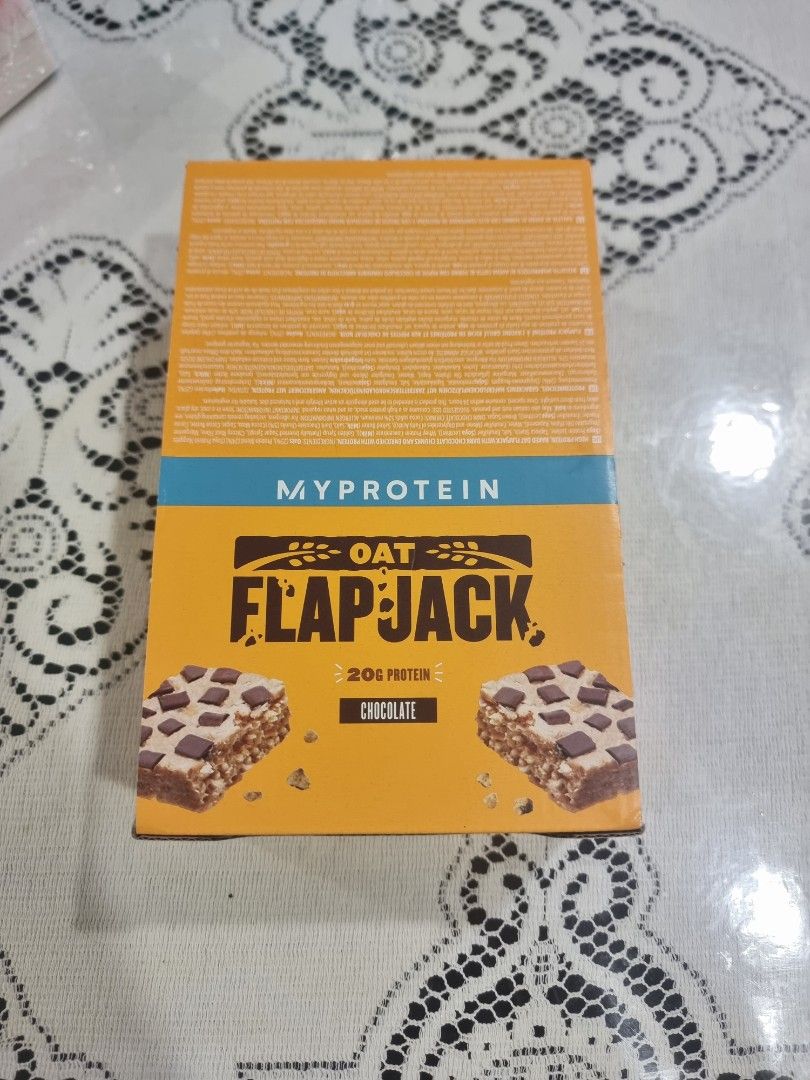 Myprotein protein flapjack 12-pack, Health & Nutrition, Health ...