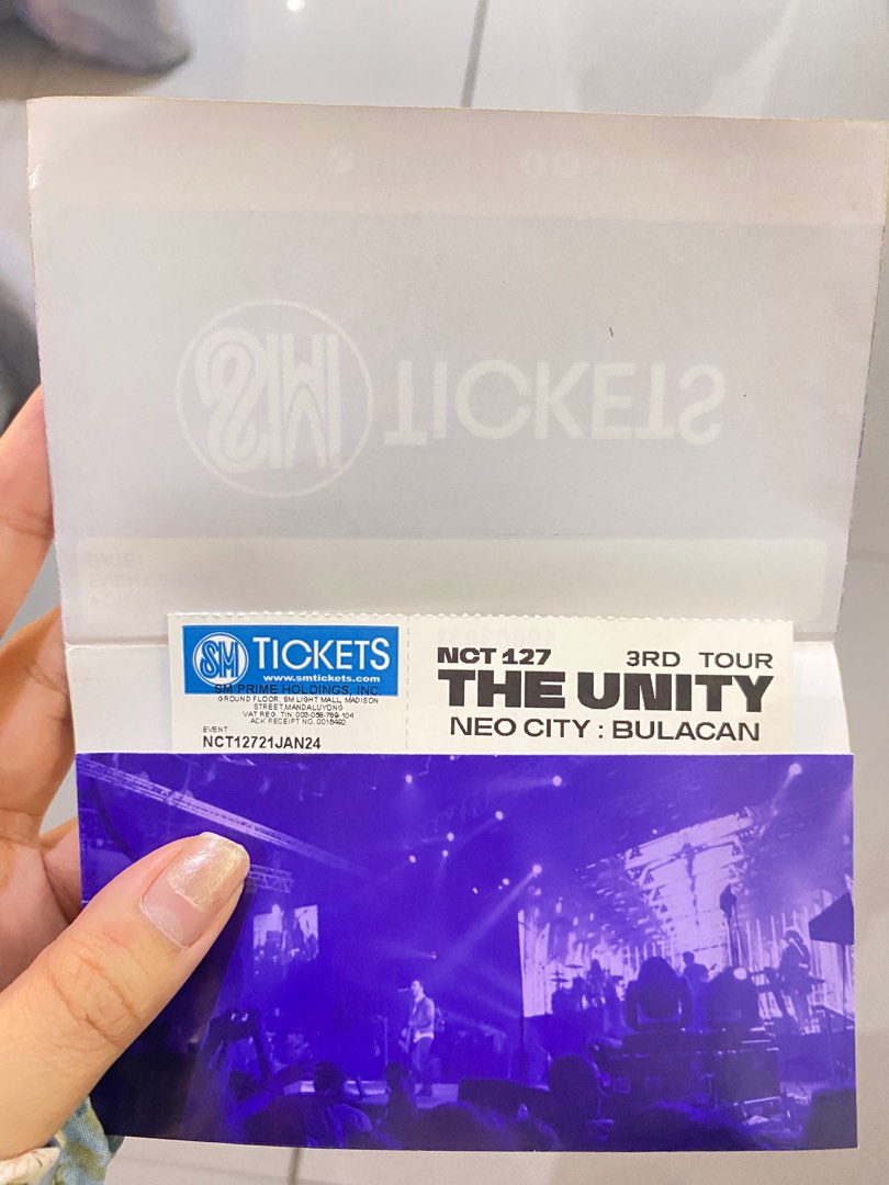 NCT 127 The Unity Tour LBA 134, Tickets & Vouchers, Event Tickets on ...