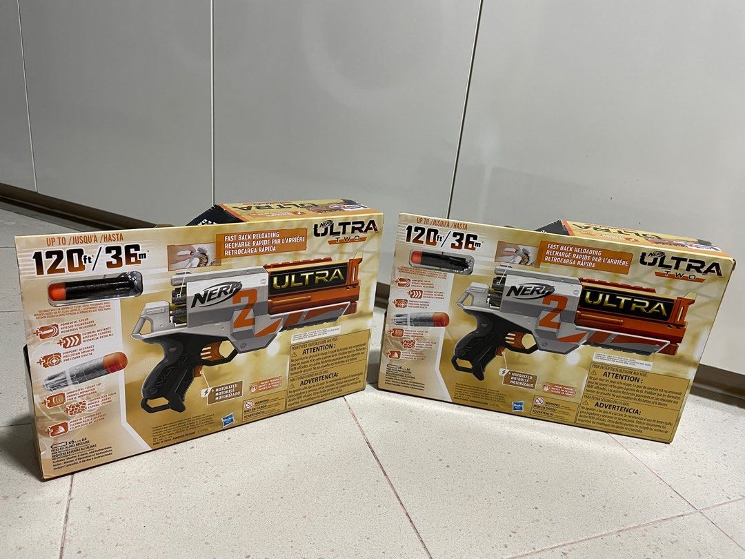 Nerf Ultra Two Motorized Blaster, Fast-Back Reloading, Hobbies & Toys ...