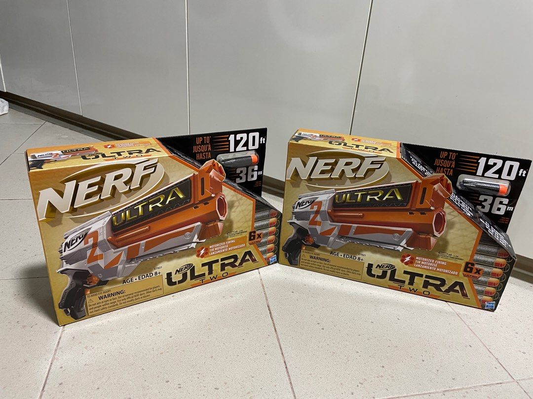 Nerf Ultra Two Motorized Blaster, Fast-Back Reloading, Hobbies & Toys ...