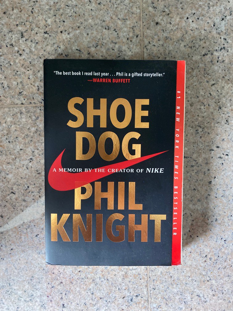 Nike Shoe Dog Book Memoir Phil Knight, Hobbies & Toys, Books ...