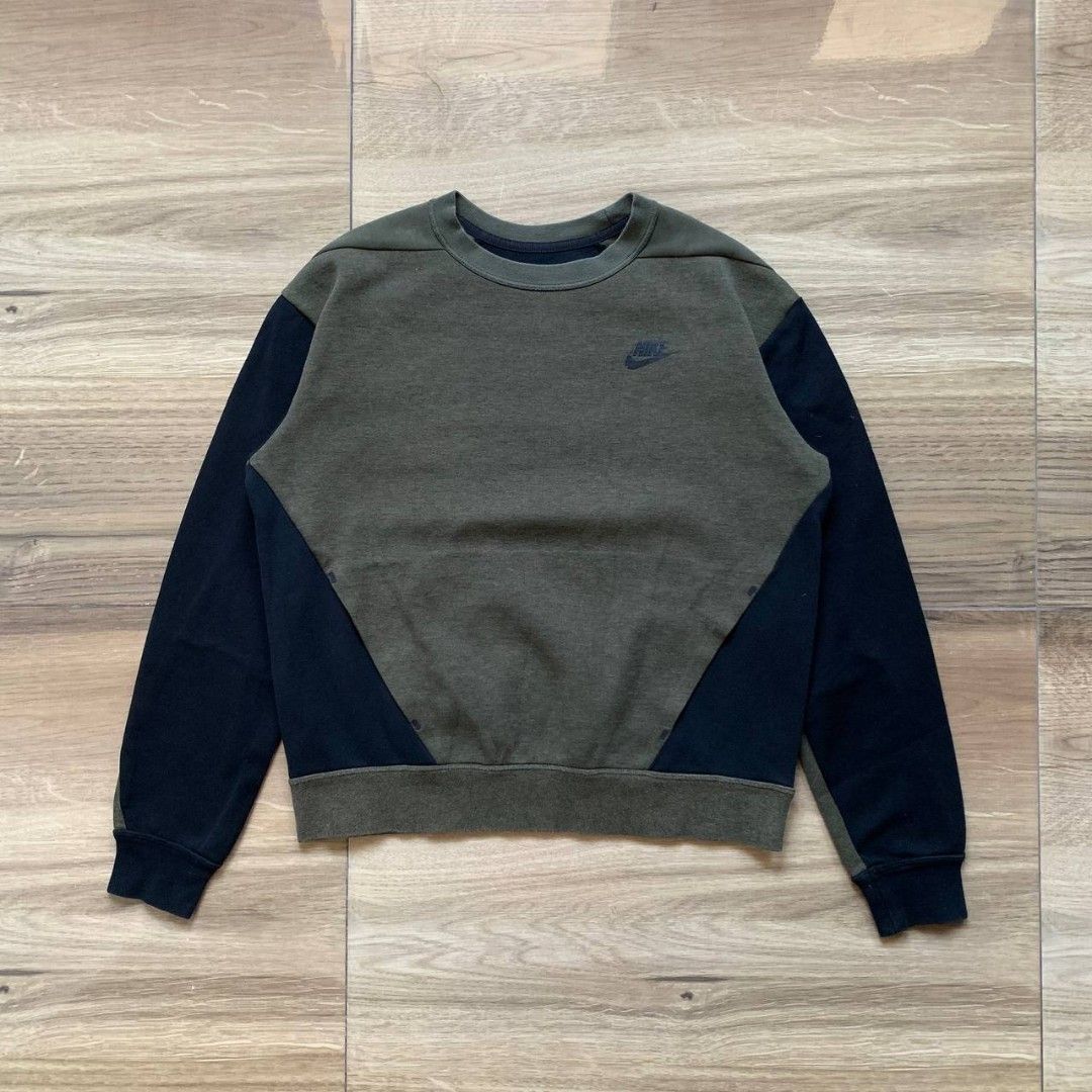 Nike tech fleece two tone crewneck, Women's Fashion, Coats, Jackets and ...