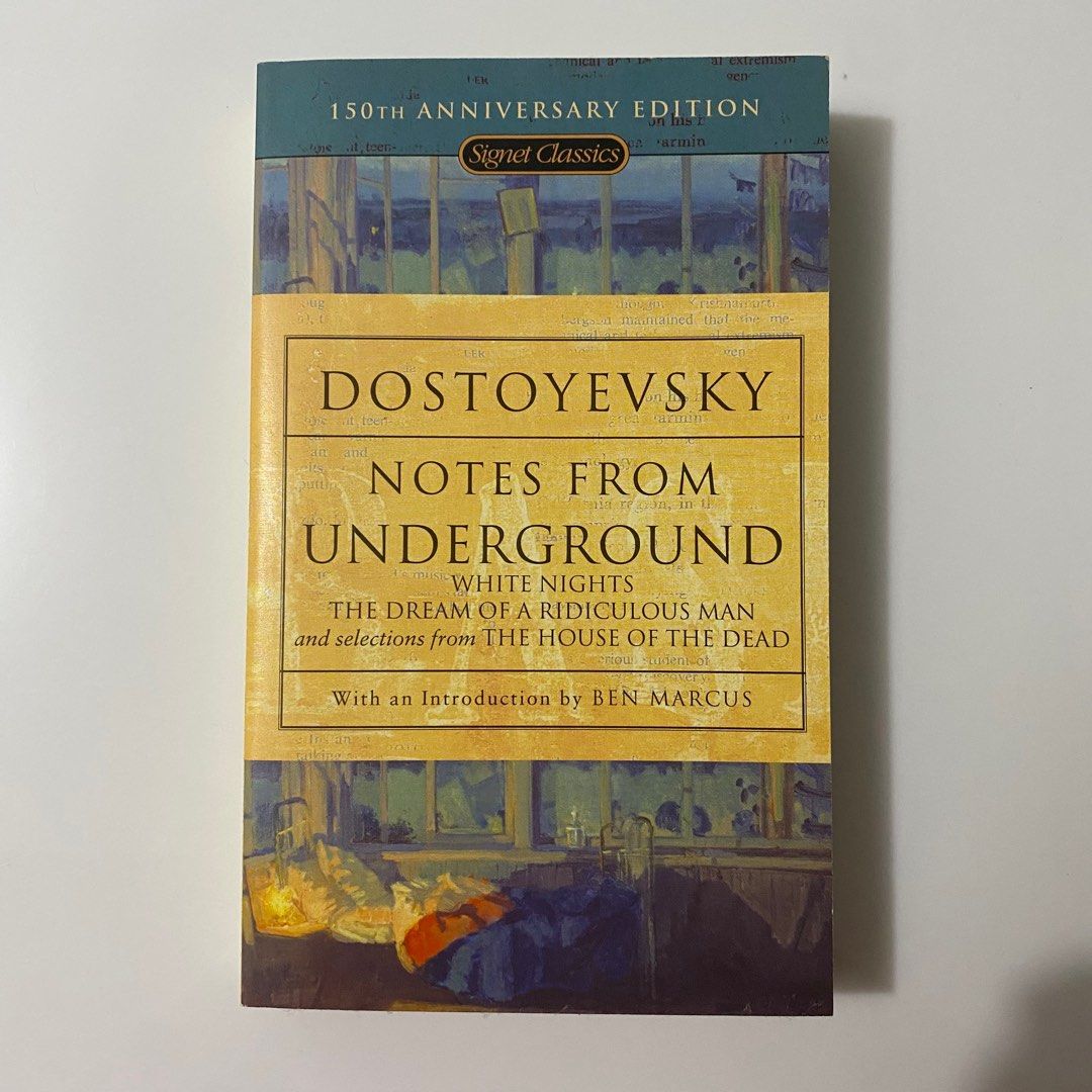 Notes from Underground Fyodor Dostoevsky, Hobbies & Toys, Books ...