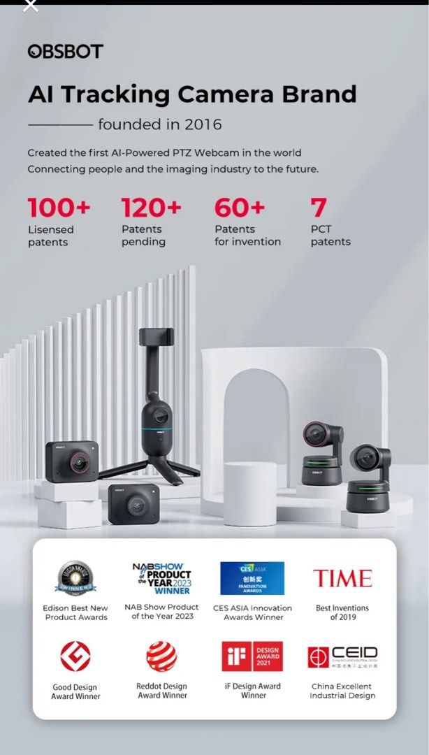 OBSBOT ME CAMERA - AI-powered Auto-tracking Phone Mount , Mobile Phones ...