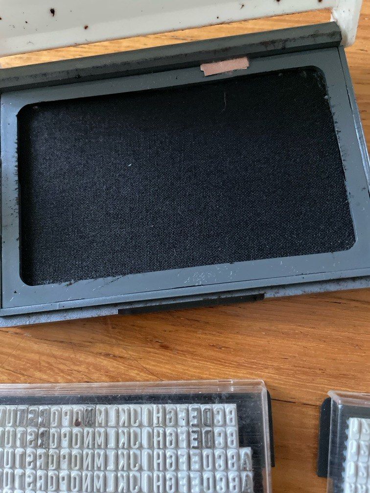 Office Depot Alphabet Stamp and Stamp Pad Set with Tweezers [SUPER SALE ...