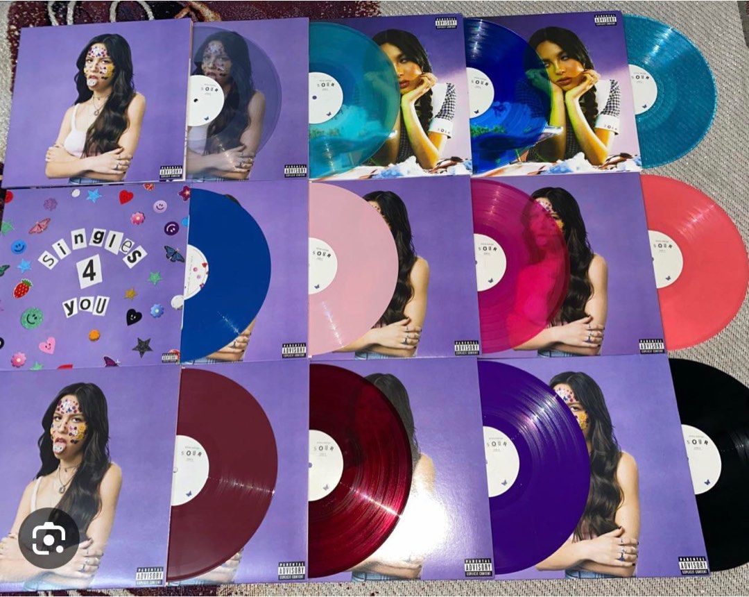 OLIVIA RODRIGO - SOUR VINYL LP, Hobbies & Toys, Music & Media, Vinyls ...