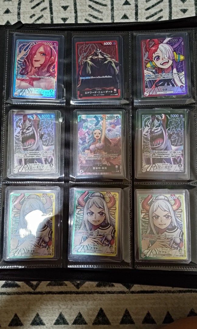 One Piece TCG AA Leader Yamato Moria Reiju Uta Vivi Cards, Hobbies ...