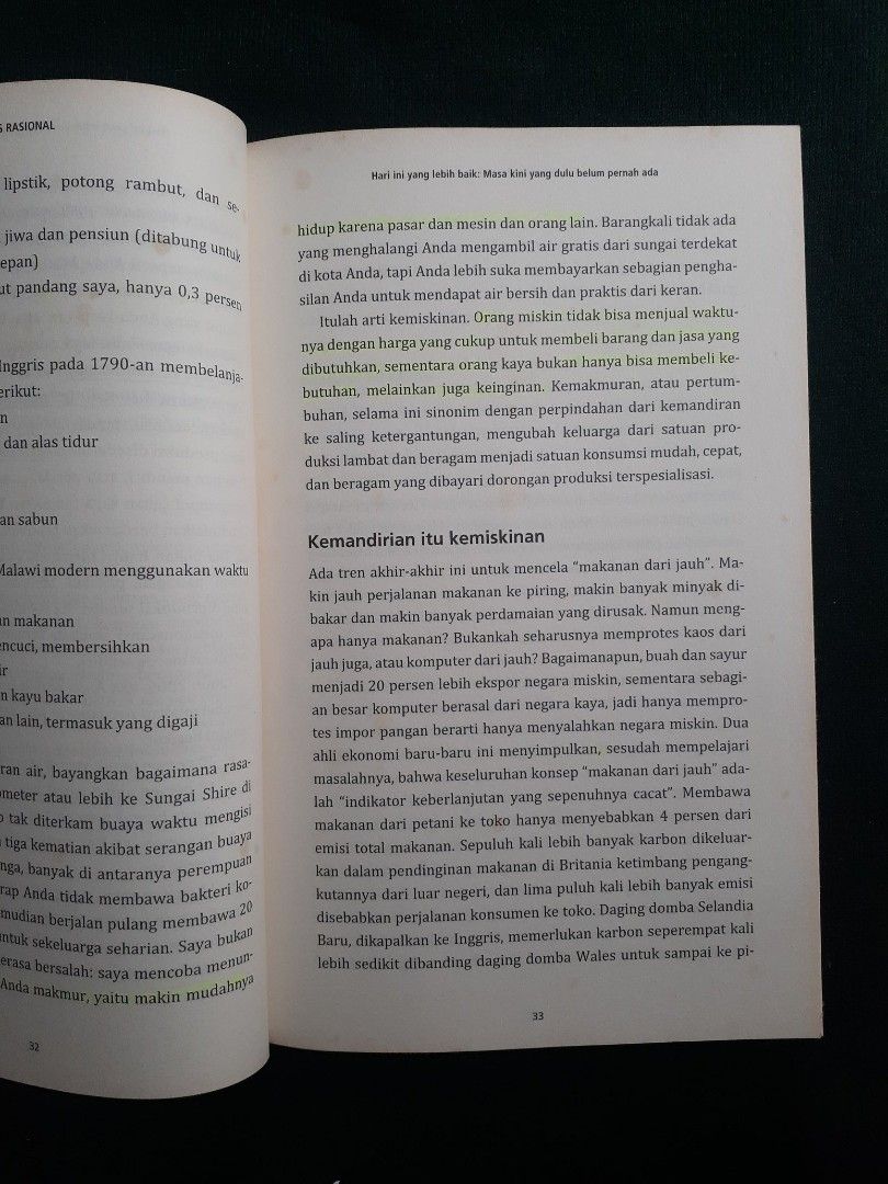 Optimis Rasional: evolusi kemakmuran - Matt Ridley, Buku & Alat Tulis, Buku di Carousell