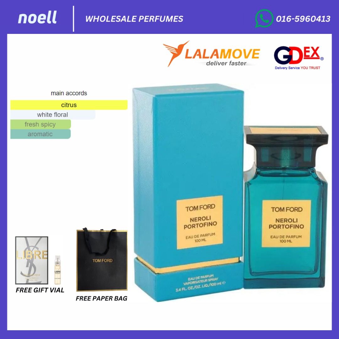 [original] Authentic Ready Stock Tom Ford Neroli Portofino Edp 100ml