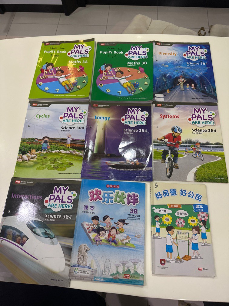 P3 Math / Chinese / Science Textbooks Bundle, Hobbies & Toys, Books ...