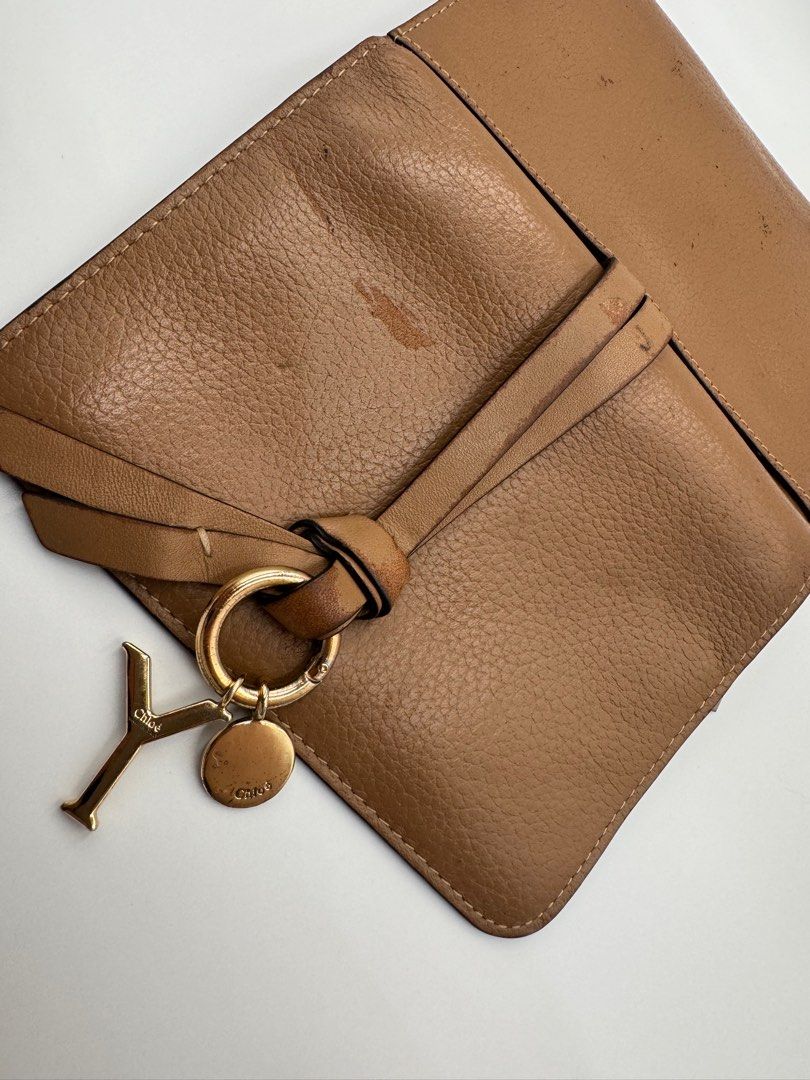 CHLOE Alphabet wallet, Luxury, Bags & Wallets on Carousell