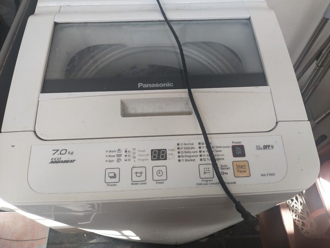 PANASONIC AUTOMATIC WASHING MACHINE with Body frame issu, Furniture ...