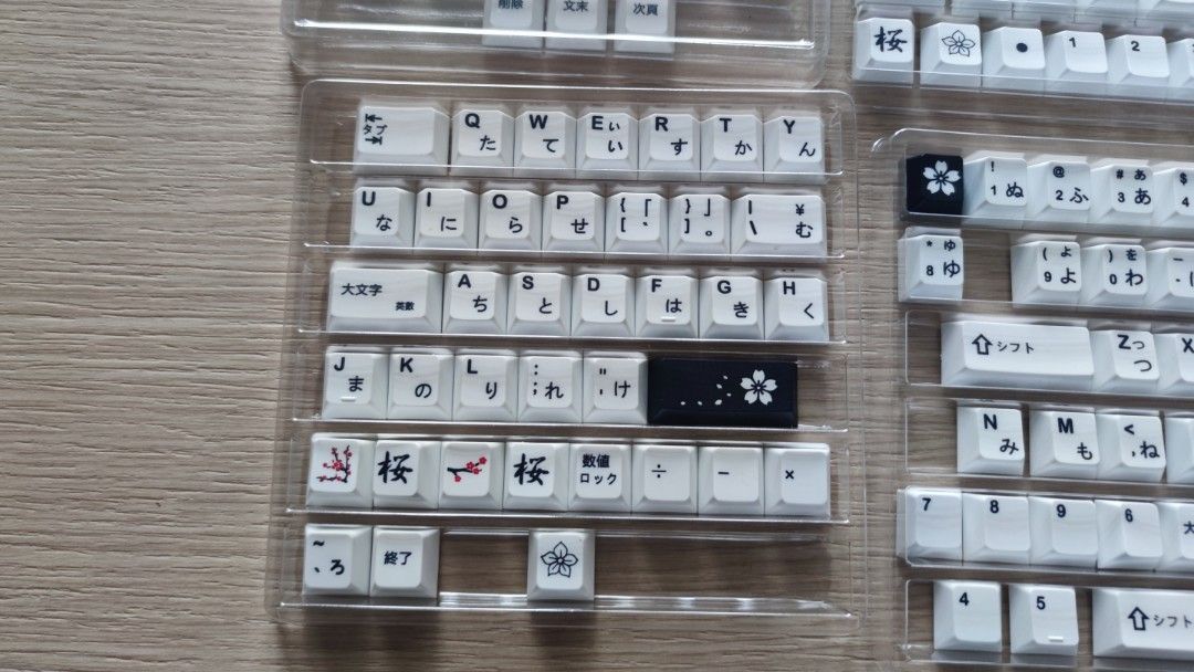PBT BoW Kuroshiro Keycaps, Computers & Tech, Parts & Accessories ...