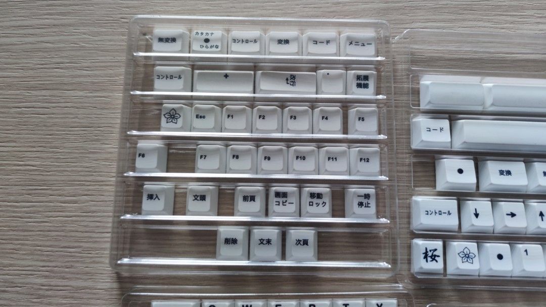 PBT BoW Kuroshiro Keycaps, Computers & Tech, Parts & Accessories ...