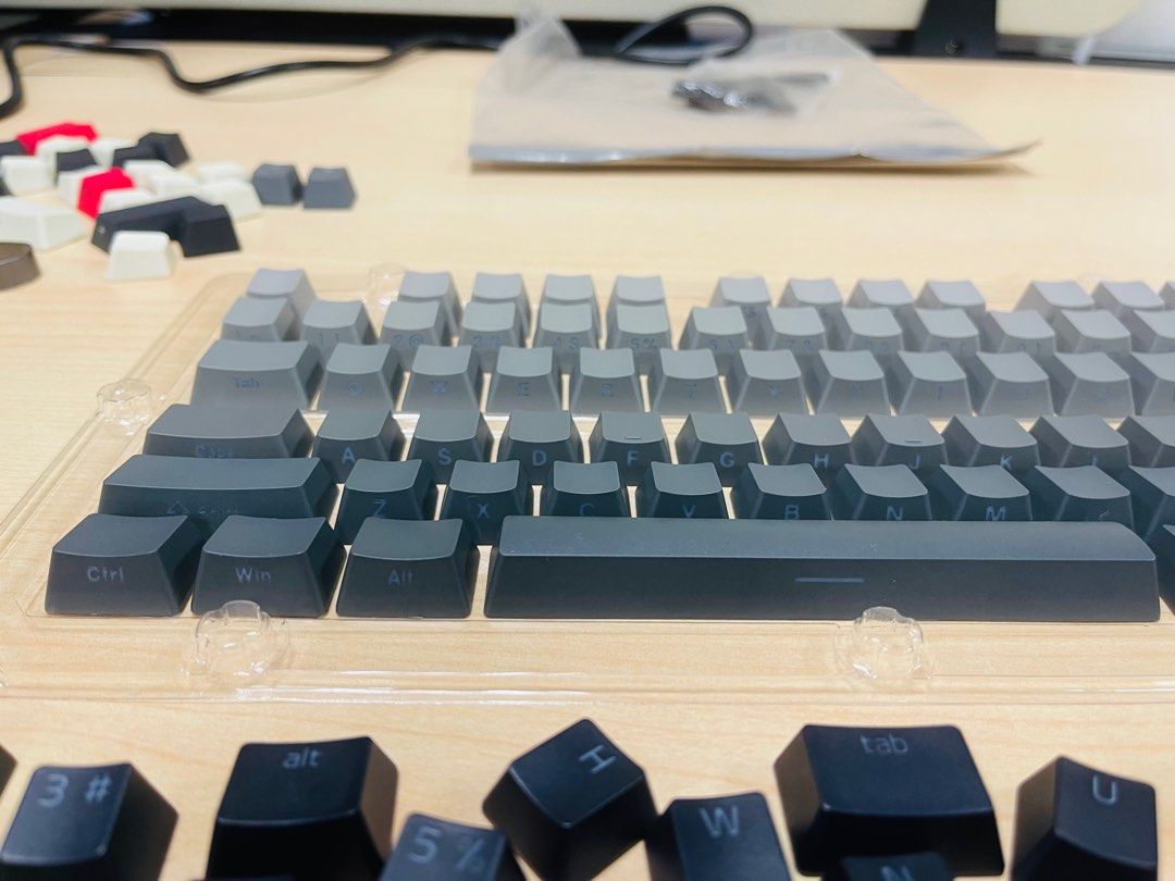 PBT Keycaps - Side Printed Keycap Set, Double Shot Shine Through Custom ...