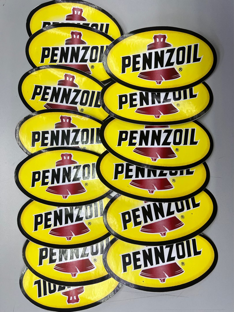PENNZOIL STICKER, Hobbies & Toys, Collectibles & Memorabilia, Vintage ...