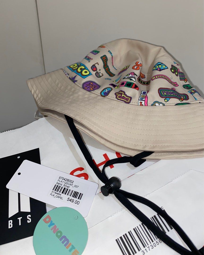 penshoppe bts dynamite sand bucket hat w removable strap, Women's ...
